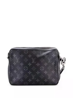 LOUIS VUITTON Trio Messenger Bag Reverse Monogram Eclipse Canvas Crossbody Bag