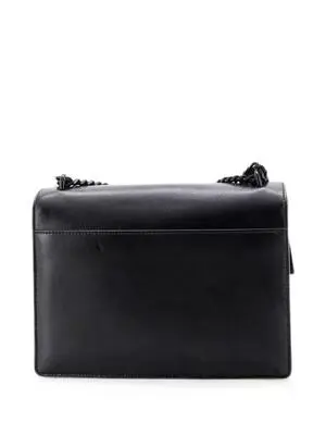 Saint Laurent Sunset Leather Medium Crossbody Bag - Black
