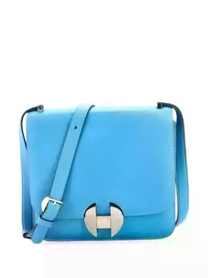Hermès 2002 Evercolor 20 Shoulder Bag - Blue