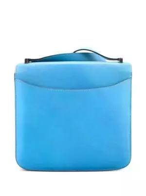 Hermès 2002 Evercolor Shoulder Bag - Blue