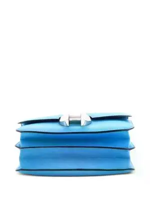 Hermès 2002 Evercolor Shoulder Bag - Blue