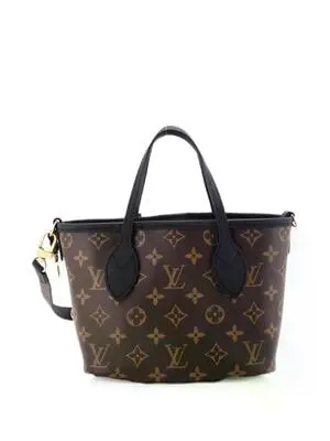 LOUIS VUITTON Monogram Canvas And Leather Bb Tote Bag - Brown