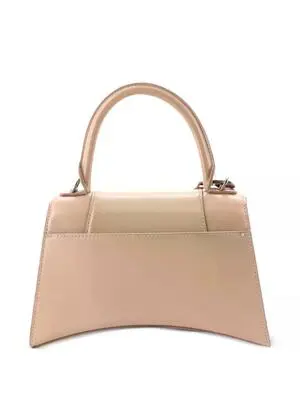 Balenciaga Balenciaga Hourglass Top Handle Bag Leather Small Satchel Neutrals