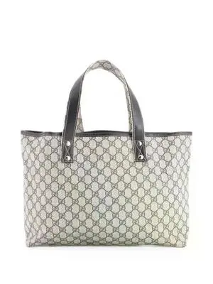 Gucci Gg Coated Canvas Tote Bag