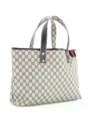 Gucci Gg Coated Canvas Tote Bag