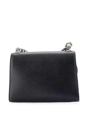 Prada Monochrome Saffiano Leather Small Shoulder Bag