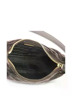 Prada Re-edition 2005 Velvet Mini Shoulder Bag