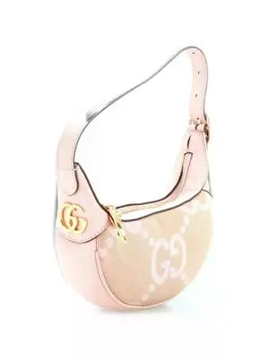 Gucci Ophidia Jumbo Gg Canvas Mini Hobo Bag