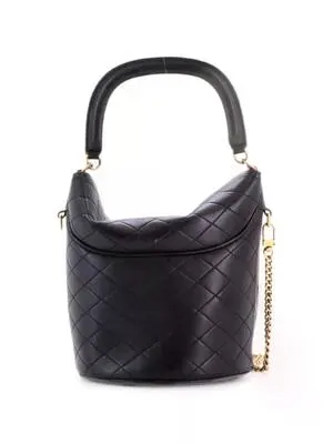 Saint Laurent Gaby Chain Quilted Leather Mini Bucket Bag