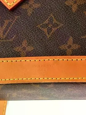 LOUIS VUITTON Alma Monogram Canvas Nano Satchel - Brown