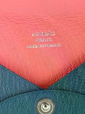 Hermès Calvi Verso Chevre Mysore Card Holder