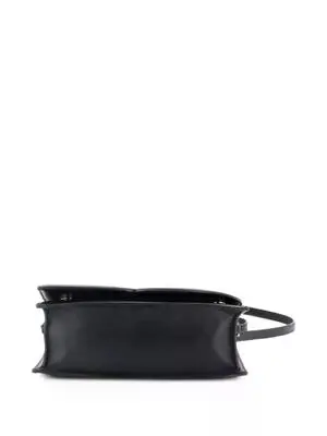 Dolce & Gabbana Dg Logo Flap Leather Small Crossbody Bag - Black