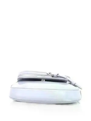 Prada Cleo Flap Spazzolato Leather Mini Shoulder Bag