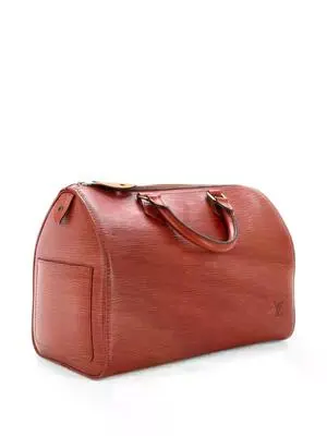 LOUIS VUITTON Speedy Handbag Epi Leather 30 Satchel - Brown