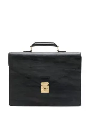 LOUIS VUITTON 2003 Epi Serviette Ambassador Business Bag - Brown