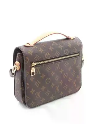 LOUIS VUITTON 2021 Metis Pochette Monogram Tiger Head Handbag - Brown