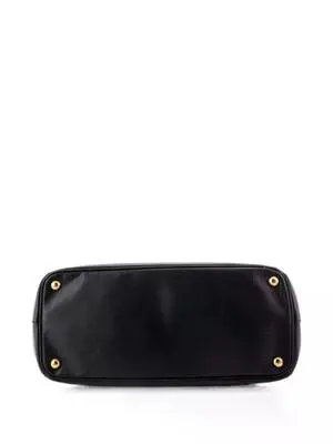 Prada Double Zip Lux Saffiano Leather Medium Tote Bag