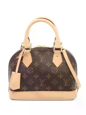 LOUIS VUITTON Monogram Canvas Bb Alma Handbag