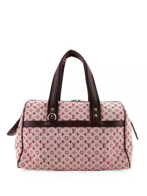 LOUIS VUITTON Josephine Handbag Mini Lin Gm Satchel - Pink