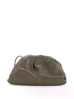 Bottega Veneta The Pouch Leather Mini Crossbody Bag - Green