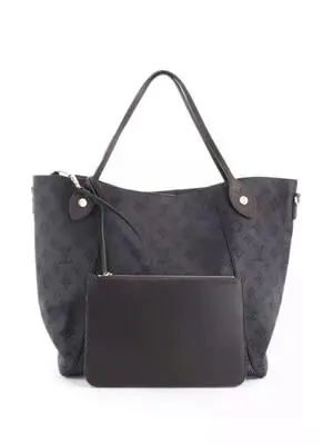 LOUIS VUITTON Mahina Leather Shoulder Bag - Black