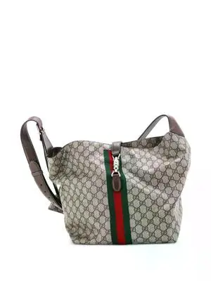 Gucci Jackie 1961 Soft Gg Coated Canvas Small Shoulder Bag - Brown