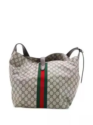 Gucci Jackie 1961 Soft Gg Coated Canvas Small Shoulder Bag - Brown