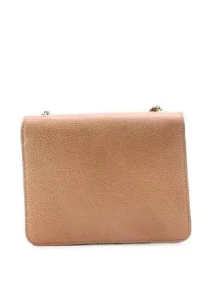 Gucci Interlocking Leather Small Shoulder Bag - Neutrals