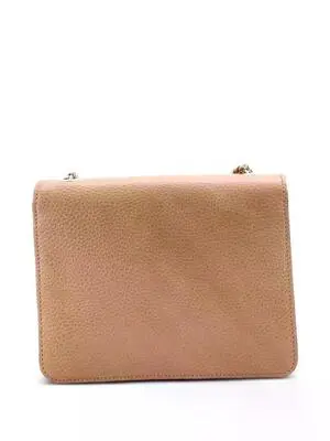 Gucci Interlocking Leather Small Shoulder Bag - Neutrals