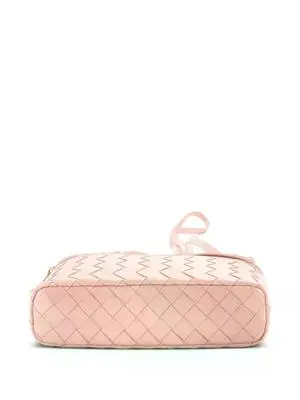Bottega Veneta Bang Bang Vanity Case Intrecciato Leather Crossbody Bag - Pink