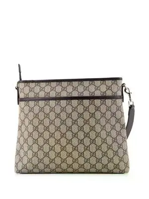 Gucci Gg Coated Canvas Medium Messenger Bag