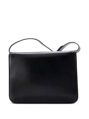 Burberry Burberry Leather Medium Crossbody Bag Black