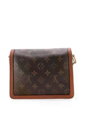 LOUIS VUITTON Dauphine Shoulder Bag Reverse Monogram Canvas Mini Crossbody Bag