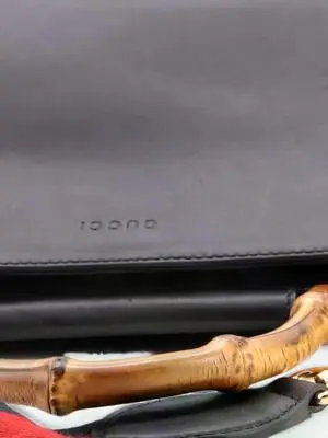 Gucci Nymphaea Leather Small Satchel Bag