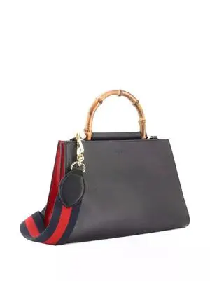 Gucci Nymphaea Top Handle Bag Leather Small Satchel