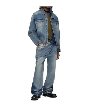 Andersson Bell Asymmetrical Layered Denim Jacket
