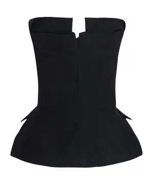 Magda Butrym Peplum Bustier Corset Top