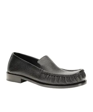 Dries Van Noten Round Toe Loafers With Pleated Front