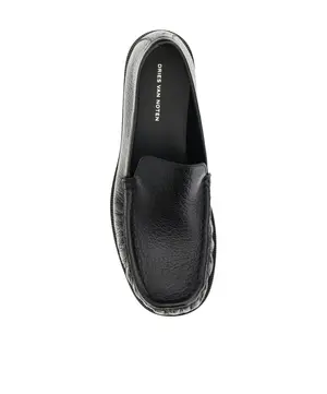Dries Van Noten Round Toe Loafers With Pleated Front