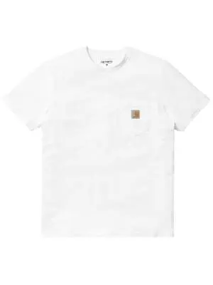 Carhartt Work In Progress Cotton Pocket T-shirt For - White