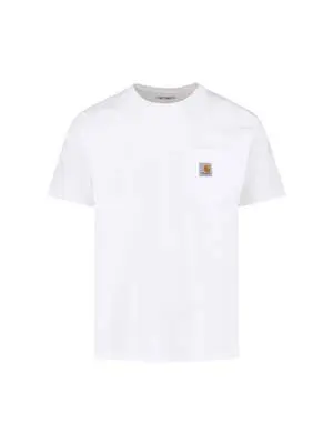 Carhartt Work In Progress Cotton Pocket T-shirt For - White