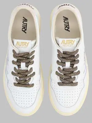 AUTRY Medalist Low Leather Sneaker - White