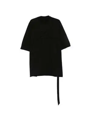 Rick Owens Oversized Crew Neck T-shirt With Three-quarter Sleeves