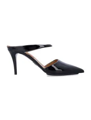 Stella McCartney Pointed Toe Slingback Pumps - Nero