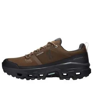 On Cloudrock Low Waterproof - Earth/black