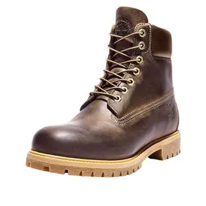 Timberland Premium 6-inch Waterproof Heritage Lace-up Boots - Medium Brown