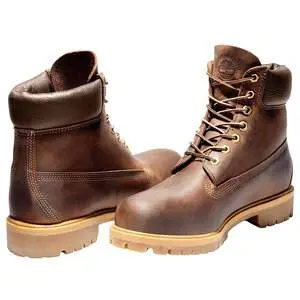 Timberland Premium 6-inch Waterproof Heritage Lace-up Boots - Medium Brown