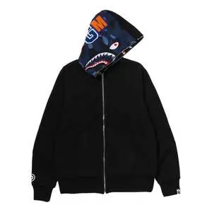 A BATHING APE Color Camo Reversible Shark Full Zip Hoodie