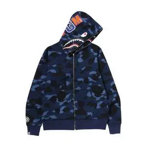 A BATHING APE Color Camo Reversible Shark Full Zip Hoodie