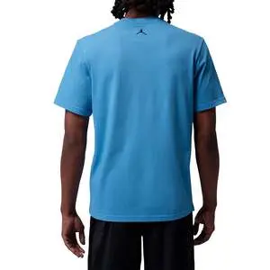 JORDAN Sport Dri-fit Graphic T-shirt 'blue Beyond Black - Blue Beyond/black